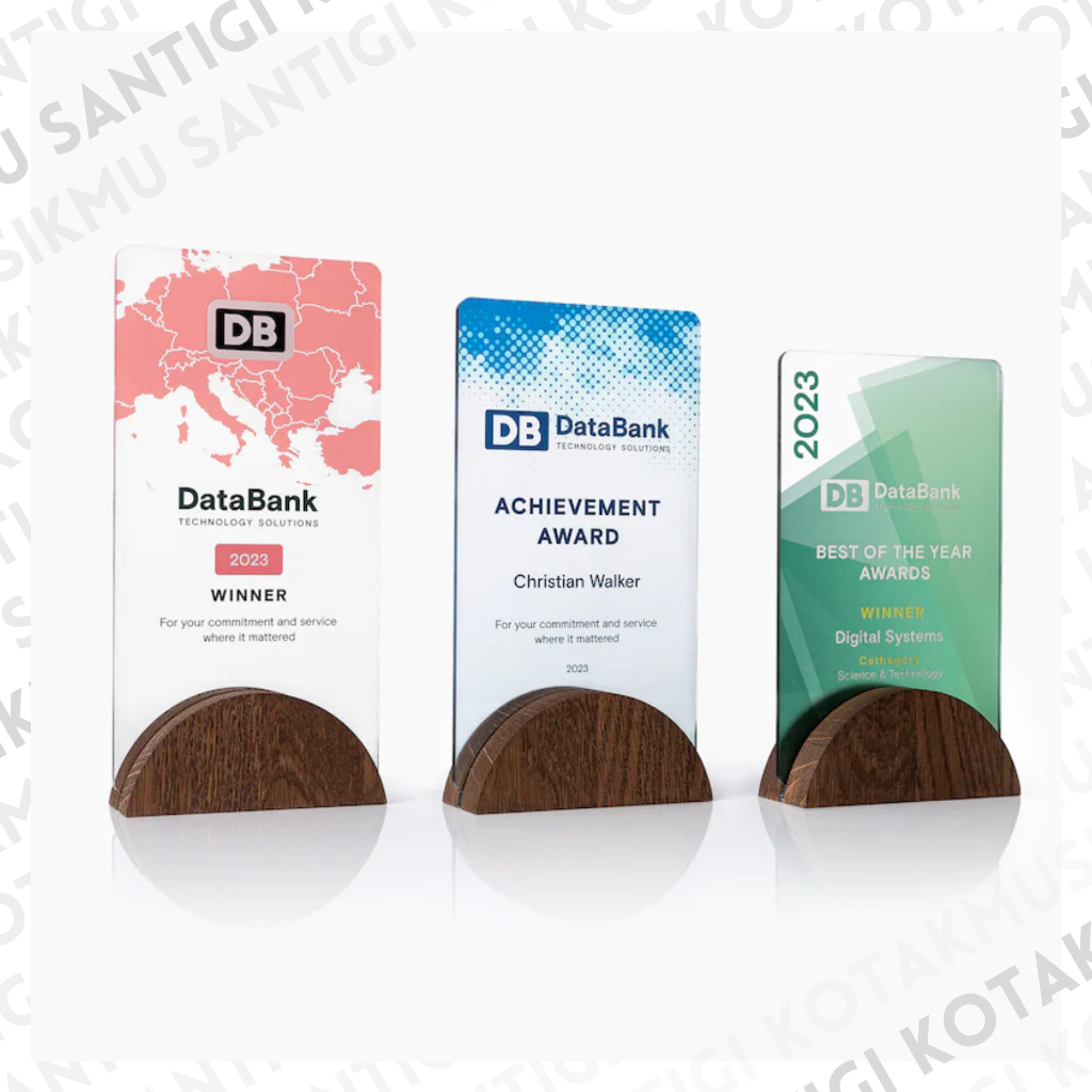 Jual Trophy Kayu Custom (Tipe-29) | Piala Kayu Custom | Plakat Kayu ...