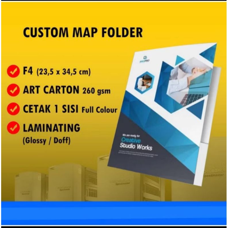 Jual Cetak Map Folder F4 custom | Shopee Indonesia
