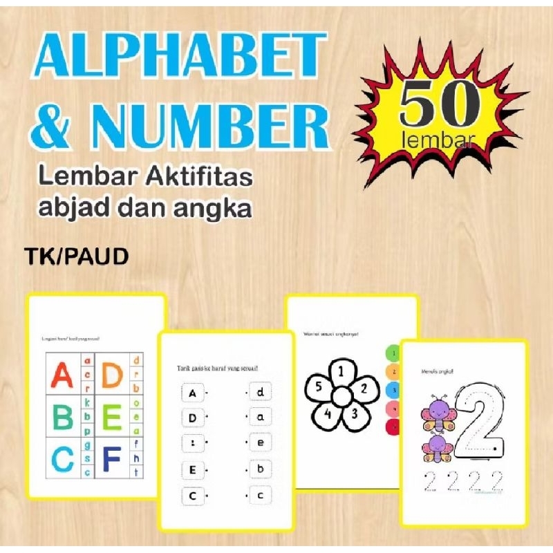 Jual 50 lembar kertas aktivitas coding untuk anak/coding worksheet HVS ...