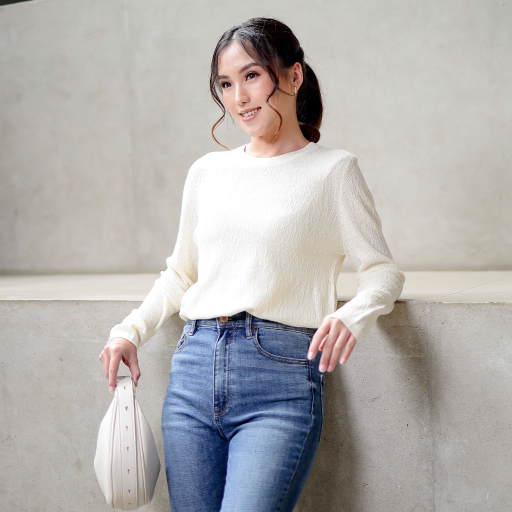Jual Diana Restu - Gwen Sweater | Knit Polos Wanita | Shopee Indonesia