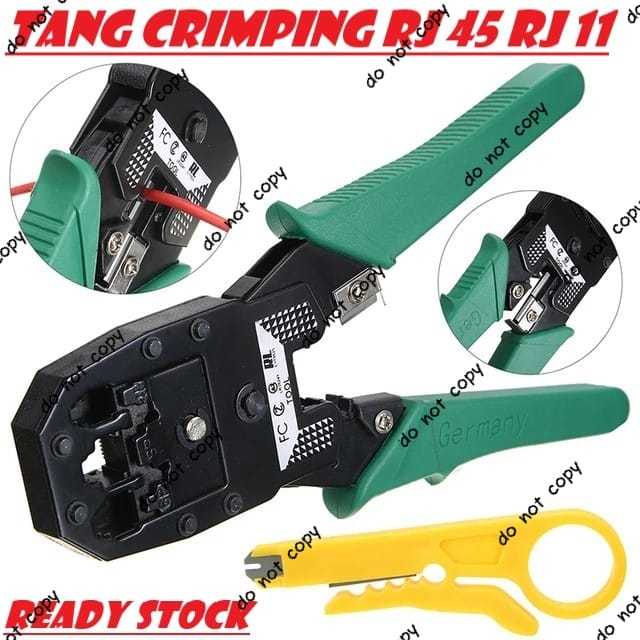 Jual Tang Krimping Crimping Tools RJ 45 RJ 11 Crimping Tool RJ45 RJ11 ...