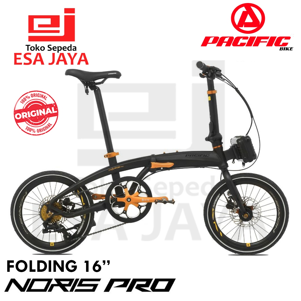 Jual Sepeda Lipat Pacific Noris PRO 16 inch Alumunium Alloy Folding ...