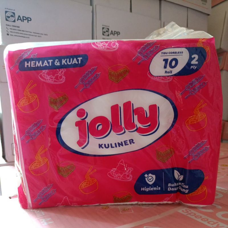 Jual Jolly Coreless Tissue Toilet - 10 roll | Shopee Indonesia