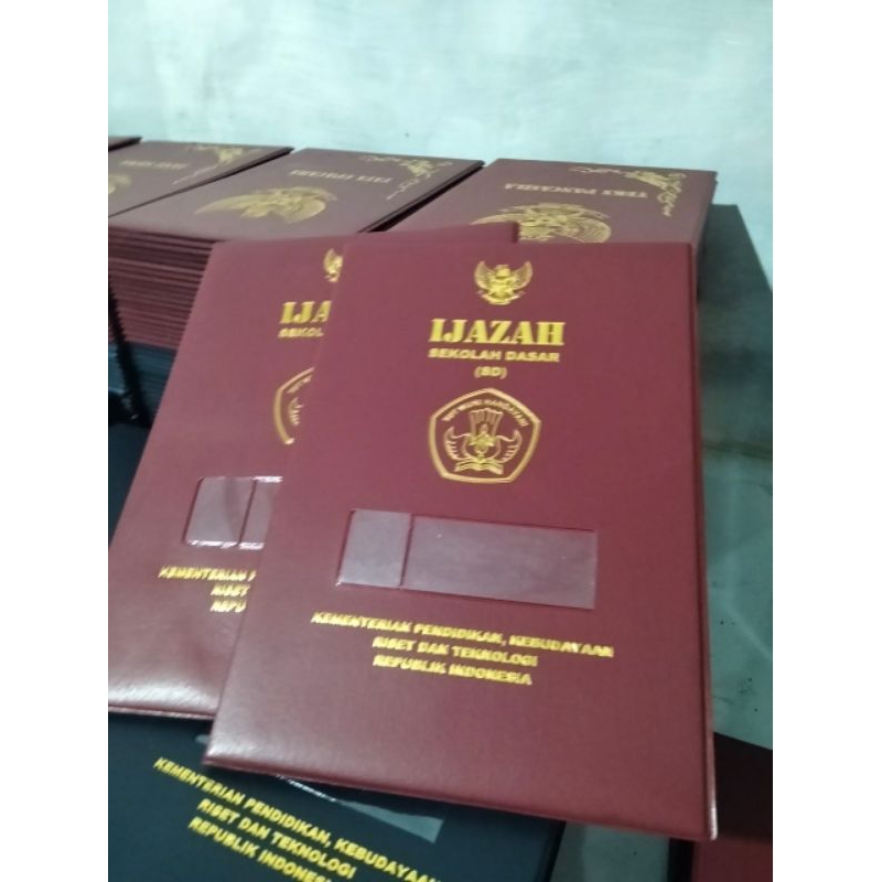 Jual Sampul Ijazah SD || Map Ijazah SD. Isi 6 Lembar (Umum) | Shopee ...