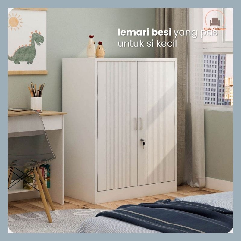 Jual Lemari Pakaian Besi/ Lemari Besi - Linio 2bl - Pira | Shopee Indonesia