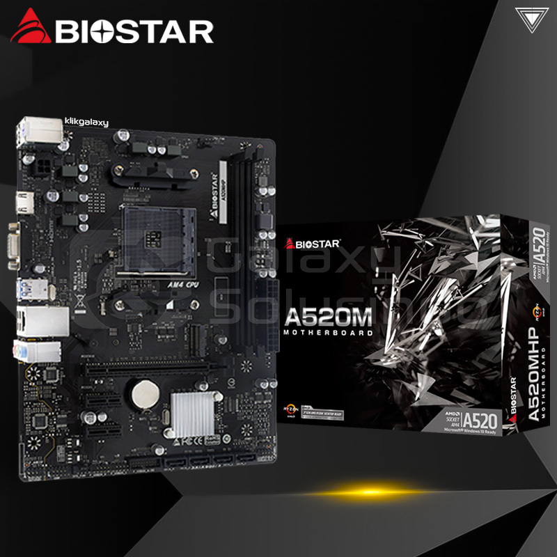 Jual BIOSTAR A520MHP - AMD A520 AM4 DDR4 Motherboard | Shopee Indonesia