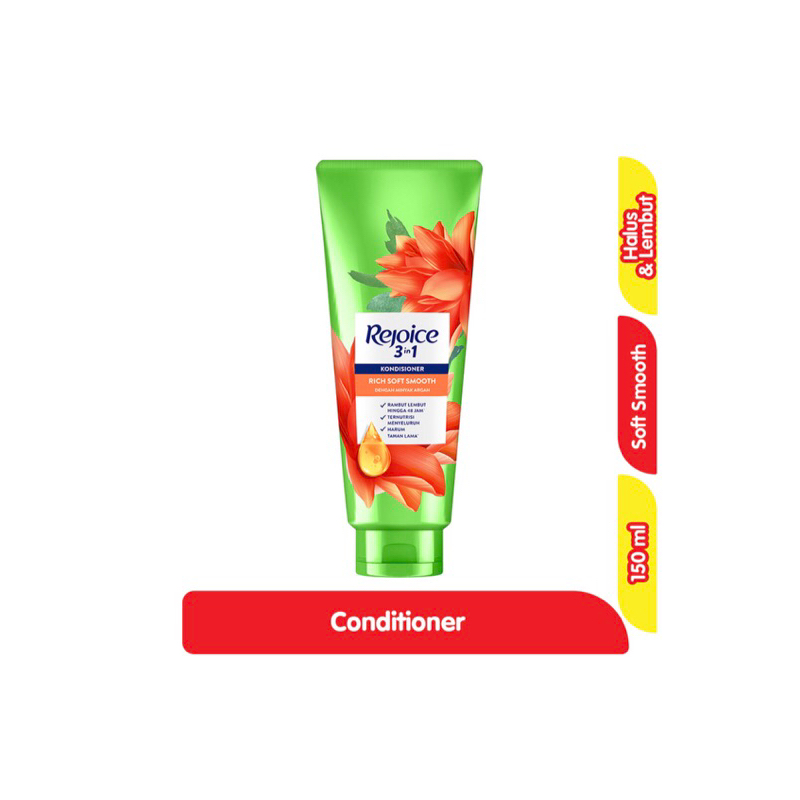 Jual Rejoice Conditioner Rich Soft Smooth 150 ml | Shopee Indonesia