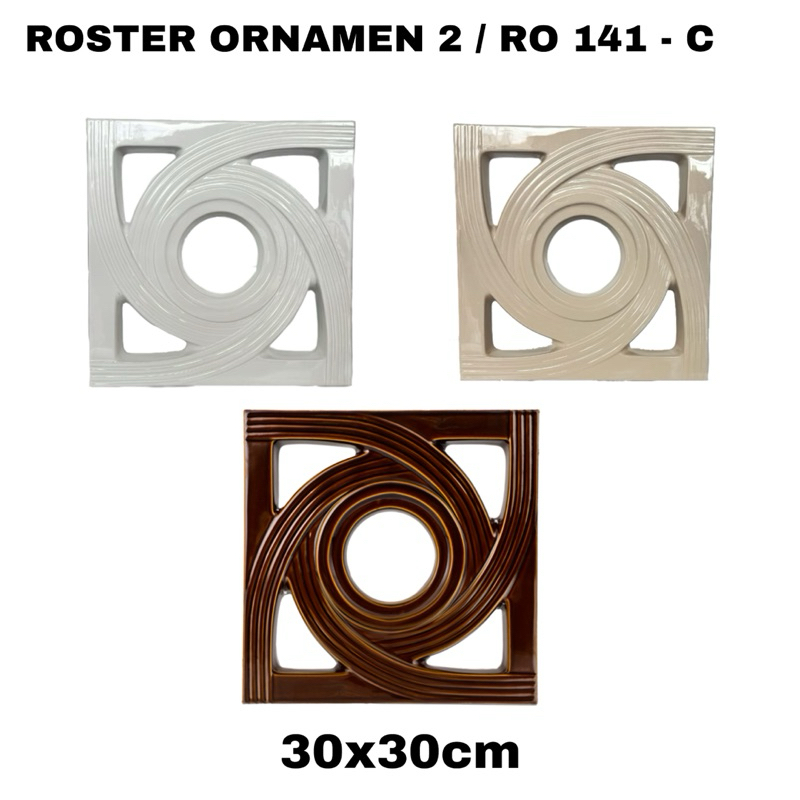 Jual Roster / Keramik Trisensa / Keramik Lubang Angin Motif Ornamen 2 ...