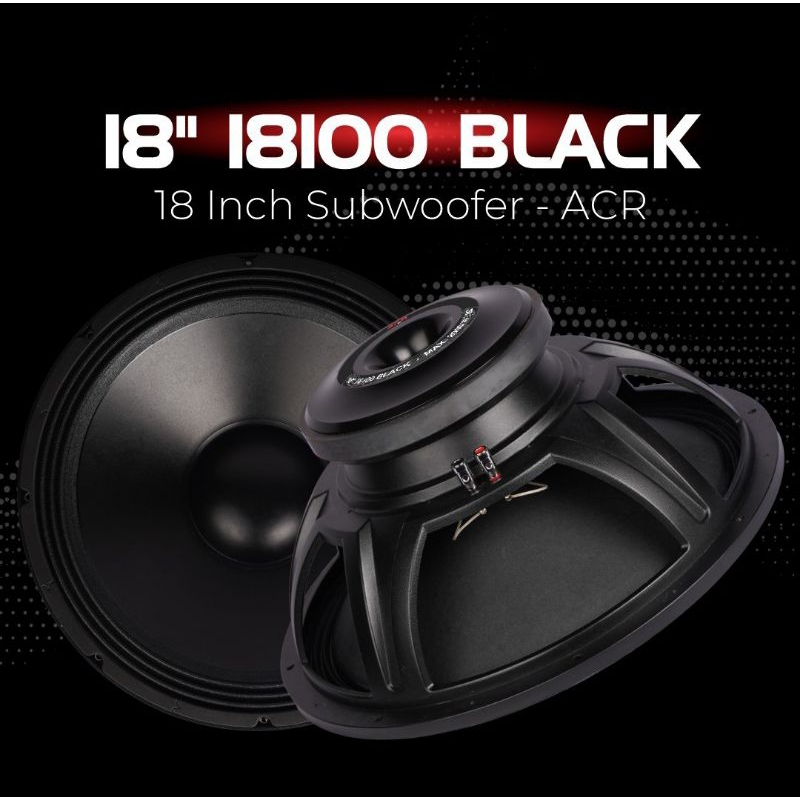 Jual Speaker ACR 18 inch 18100 BLACK | Shopee Indonesia