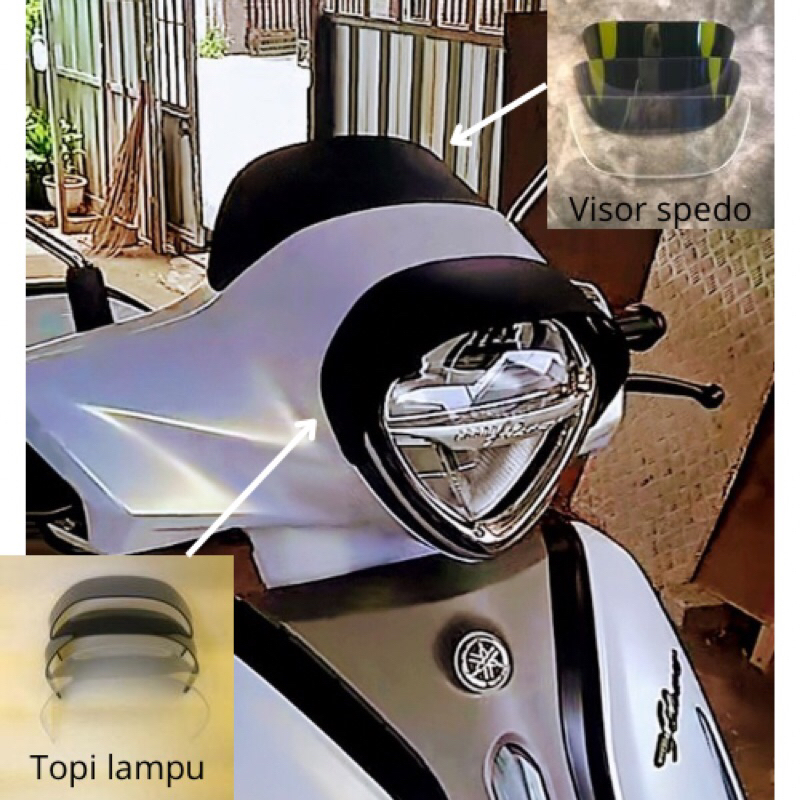 Jual VISOR MOTOR PILANO VILANO FREE DOUBLE TAPE | Shopee Indonesia