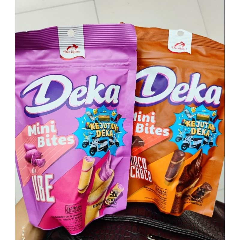 Jual Deka Wafer Mini Bites Ube/Choco 72Gr | Shopee Indonesia