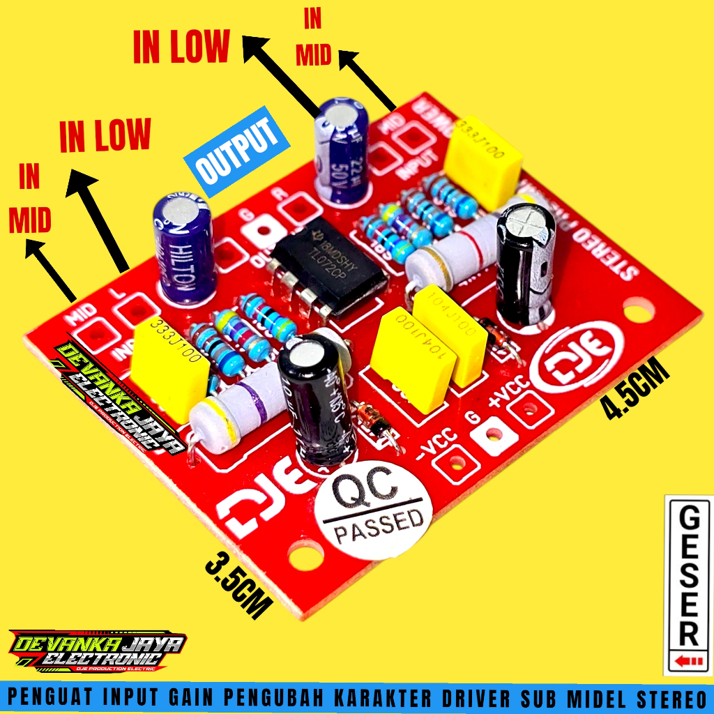 Jual PENGUAT INPUT GAIN DRIVER DAN PENGUBAH KARAKTER DRIVER SUB/MIDEL ...