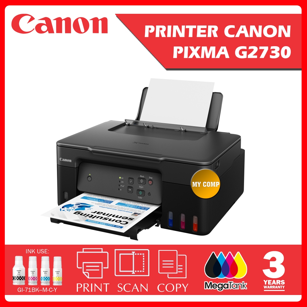 Jual Printer Canon Pixma G2730 All In One Multifungsi Print Scan Copy ...