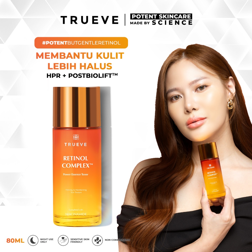 Jual TRUEVE Retinol Complex Power Toner 80ml - Toner Retinol Memperkuat ...