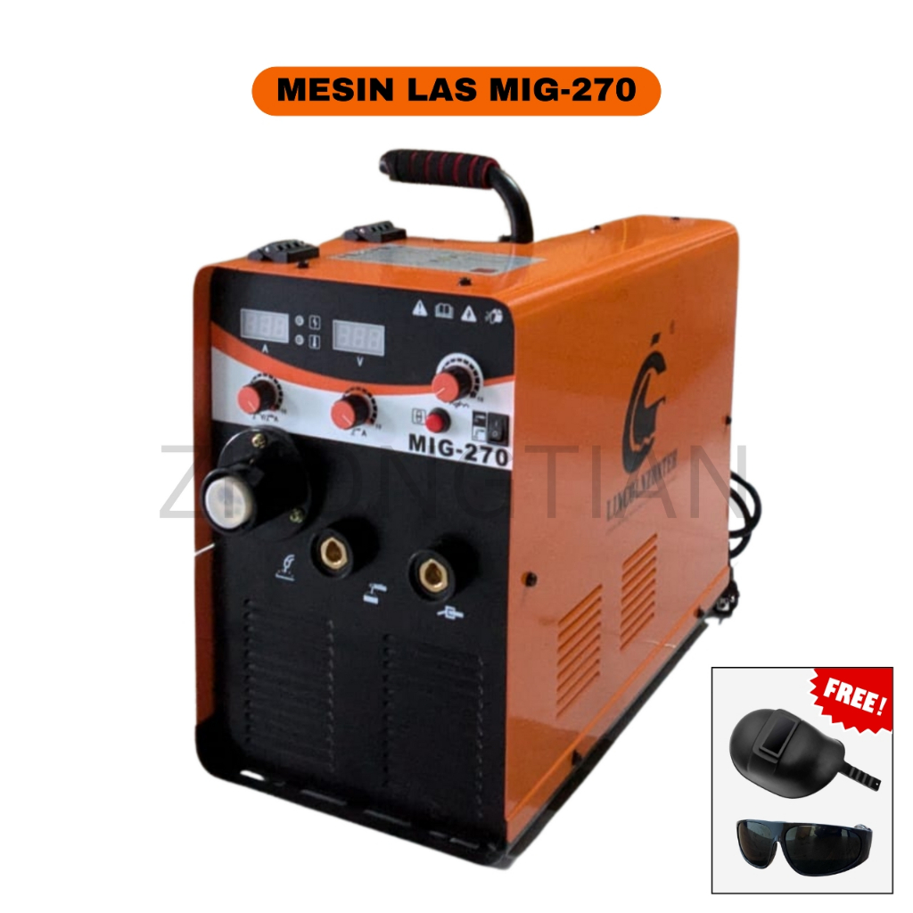 Jual (PROMO) MESIN LAS CO MIG-270 1PHASE 220V MESIN LAS MIG DENGAN GAS ...