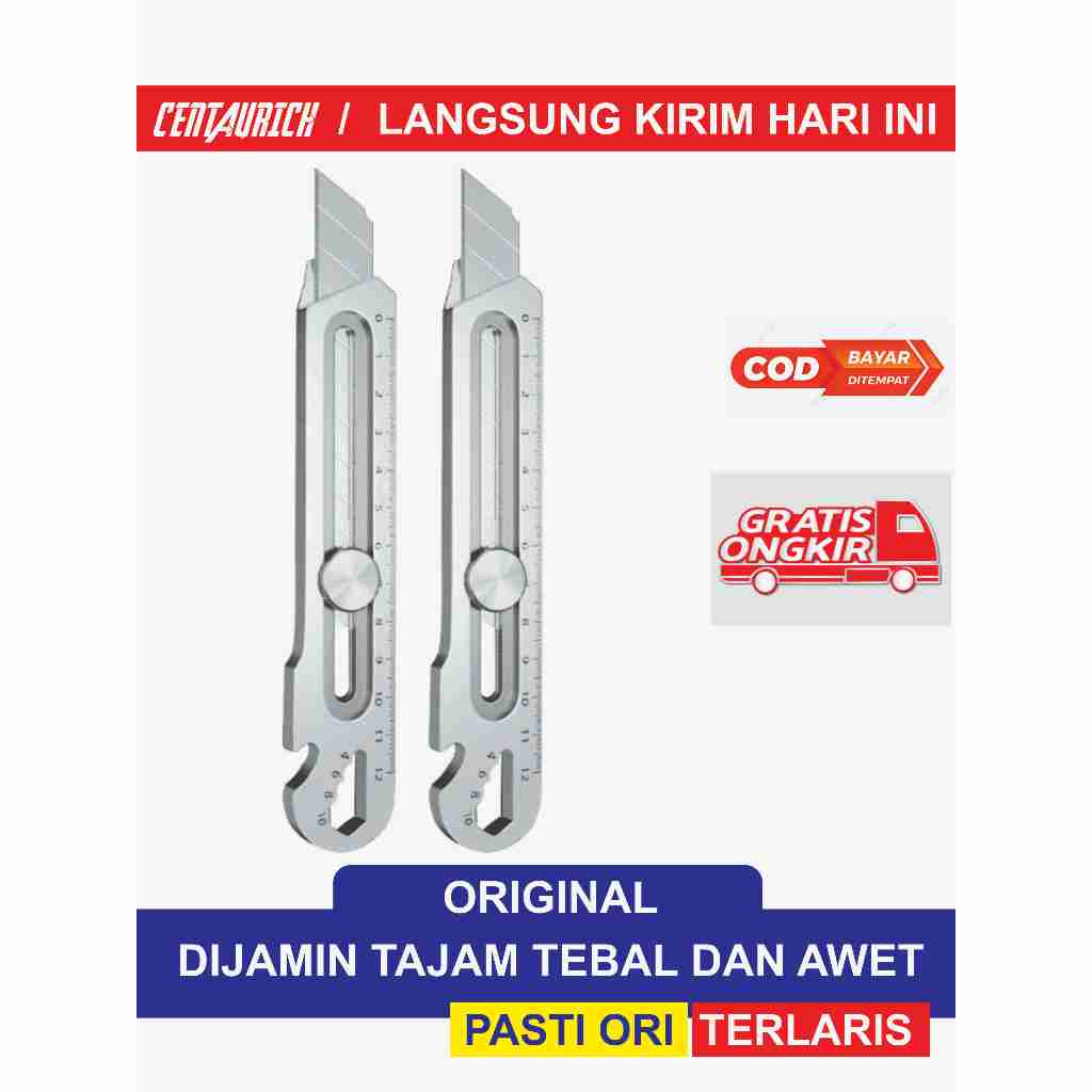 Jual Pisau Cutter / Pisau Cutter Stainless / Cutter Stainless Steel ...