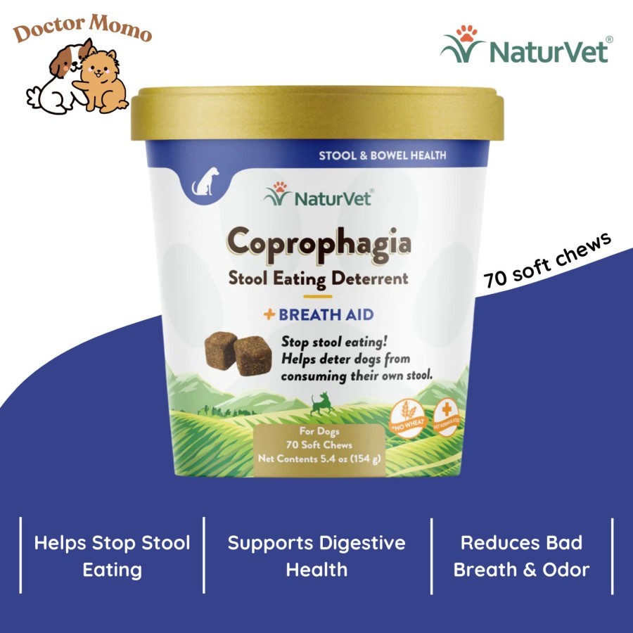 Jual Naturvet Coprophagia Stool Eating Deterrent Plus Breath Aid 70 ...