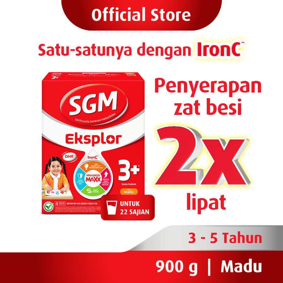 Jual SGM 3+ MADU 900 GR - RAJA SUSU | Shopee Indonesia