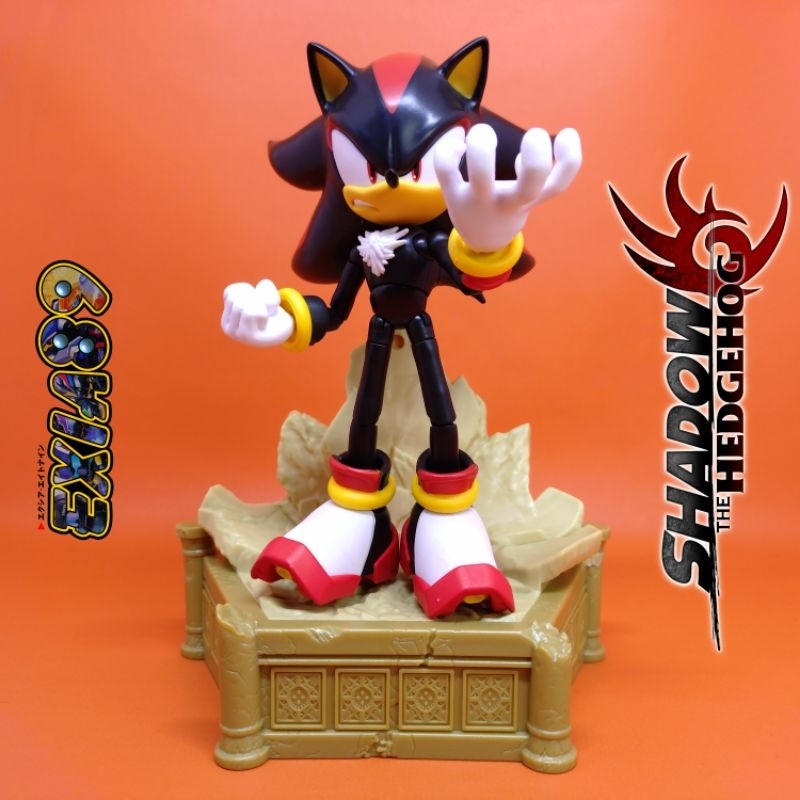Jual Shadow The Hedgehog Action Figure 6-Inch Scale Customizable ...