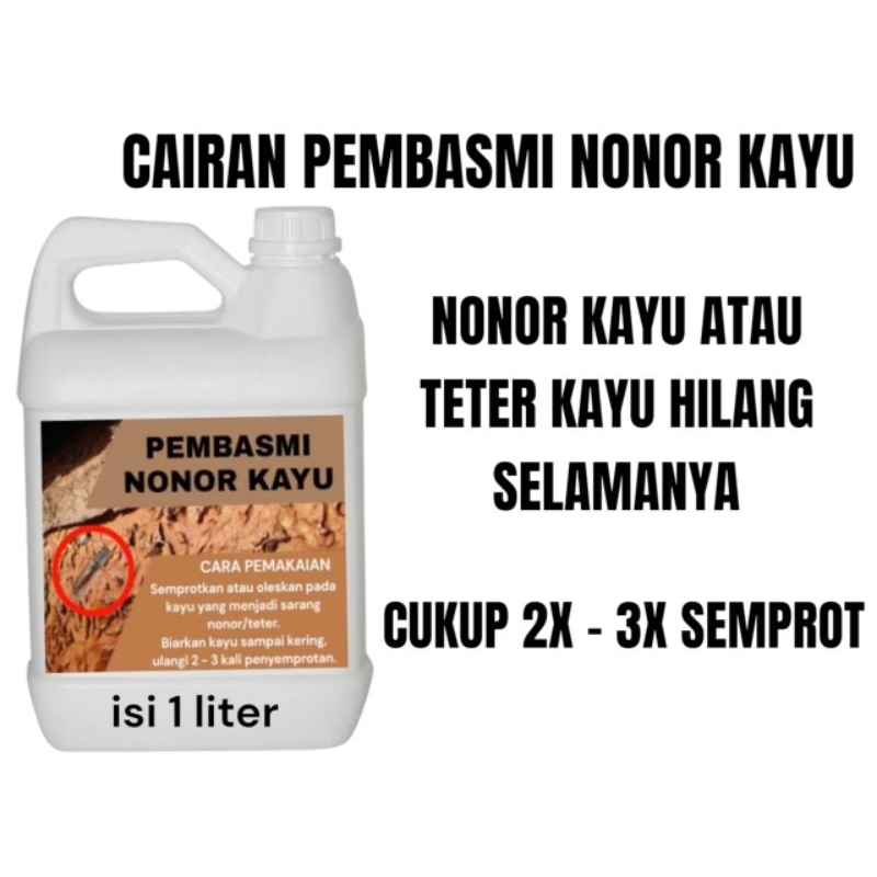 Jual Cairan pembasmi nonor atau teter kayu isi 1liter | Shopee Indonesia