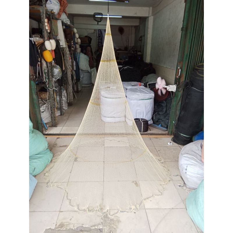 Jual Jala Lempar Nilon Ikan/Udang 7 feet (2,1 meter Lubang 3/4 inc ...