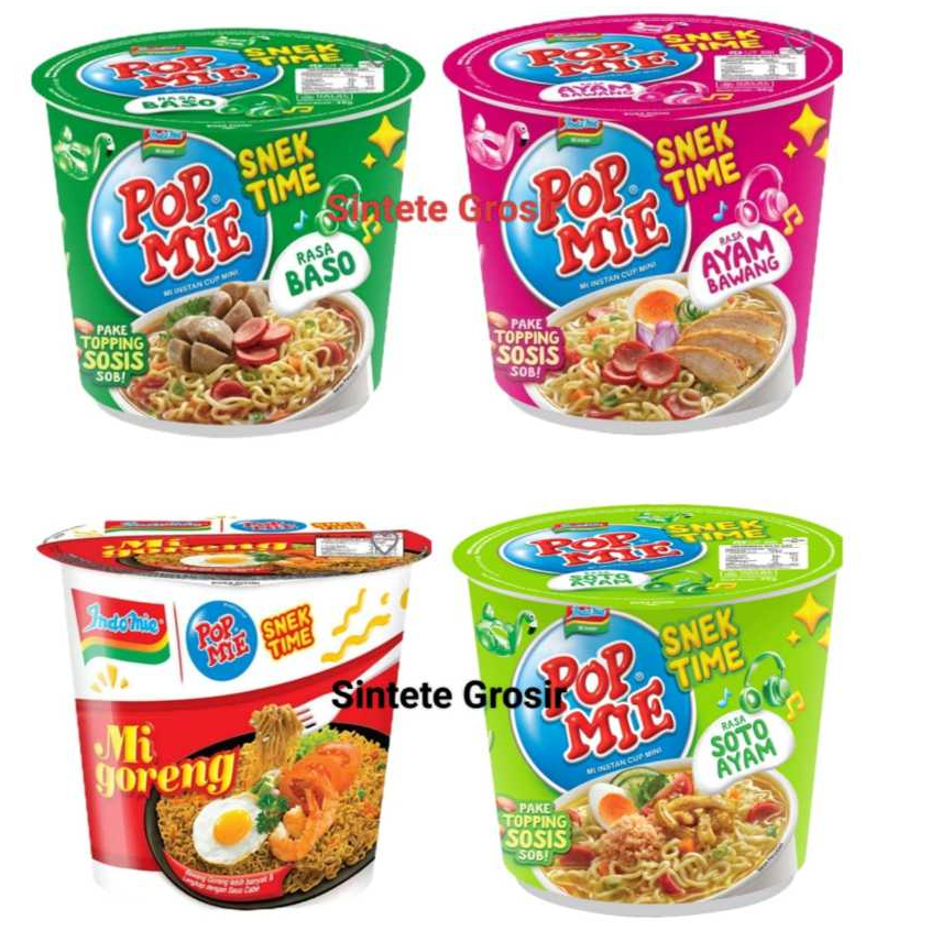 Jual Pop Mie Mini Snek Time Mi Instan Cup All Variant Goreng, Ayam ...