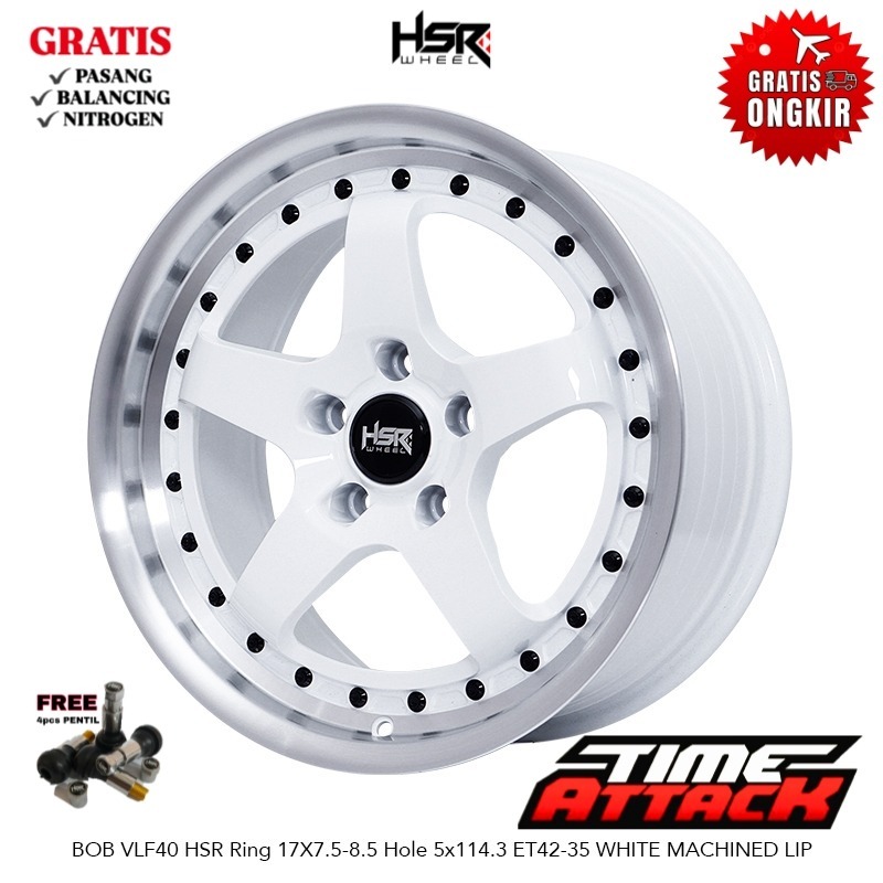 Jual Velg Mobil Honda WRV HRV BRV Ring 17 HSR WHEEL -TIME ATTACK BOGOR ...