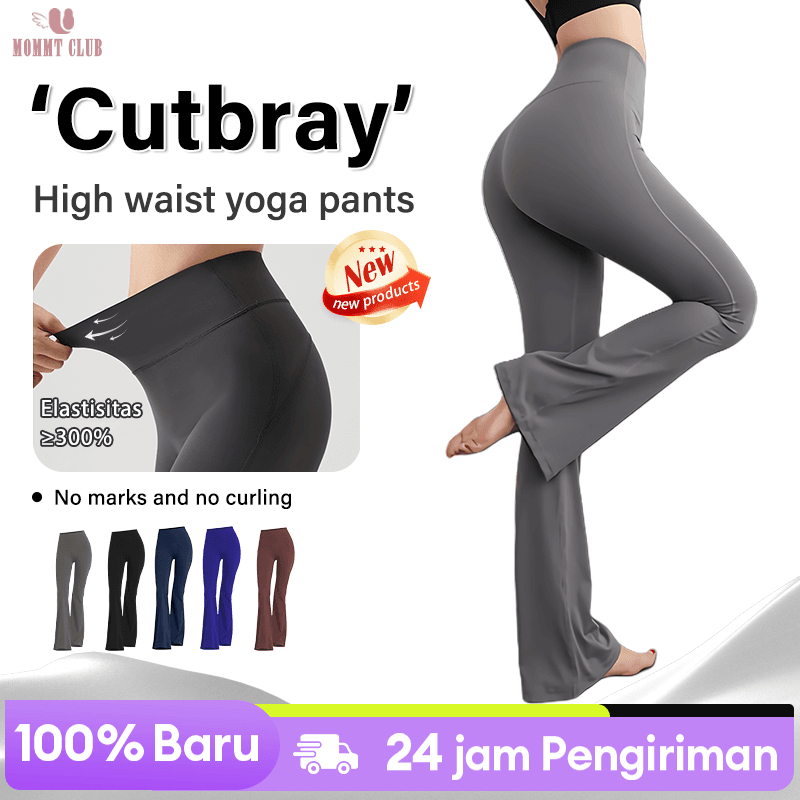 Jual Celana cutbray olahraga wanita Flare Sport High Waist Legging jumbo Sport High Waist Yoga ...