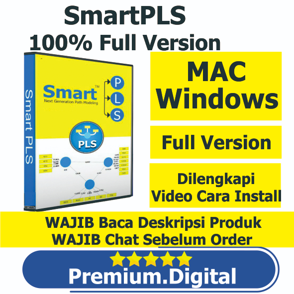 Jual Smartpls3 professional / smartpls 3 pro statistik / sem pls / smart pls 3 pro / Smart pls ...