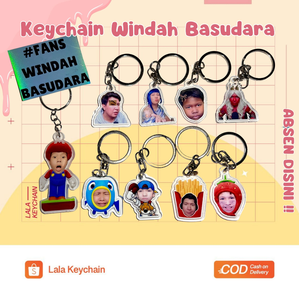 Jual GANTUNGAN KUNCI WINDAH BASUDARA (BIG SIZE) | Shopee Indonesia