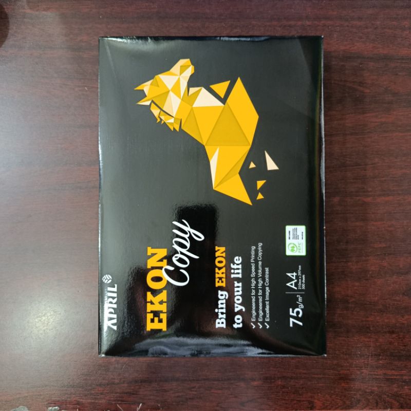 Jual KERTAS HVS A4 75 GR EKON ( 1 RIM ) | Shopee Indonesia