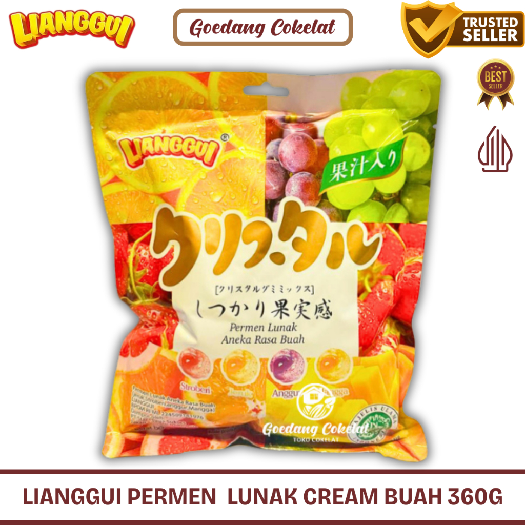 Jual Lianggui Permen Buah Jelly Lunak Kupas Aneka Rasa Gummy Jelly ...