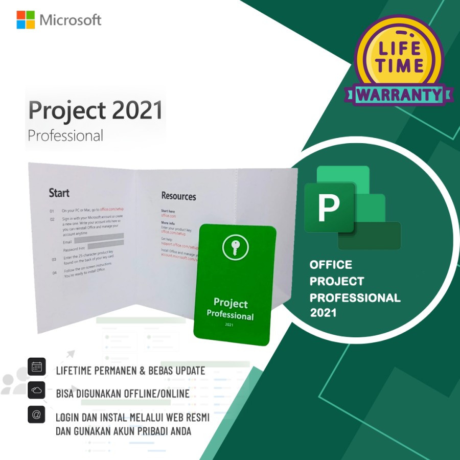 Jual Project Professional 2021 (Office 2021 Project) Retail Version ...