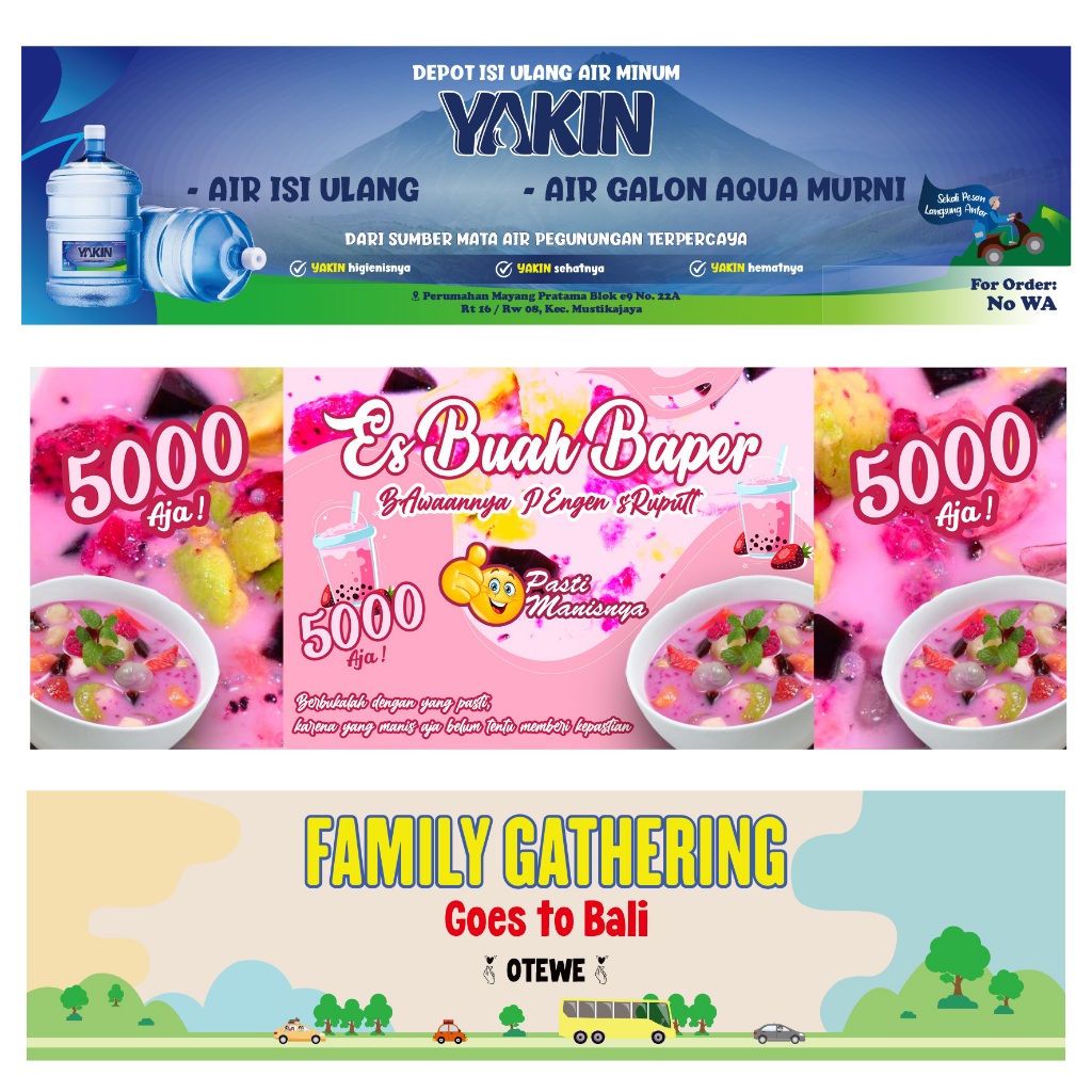 Jual CETAK BANNER CUSTOM CETAK SPANDUK FLEXI CINA 280GR | MEDIA PROMOSI ...