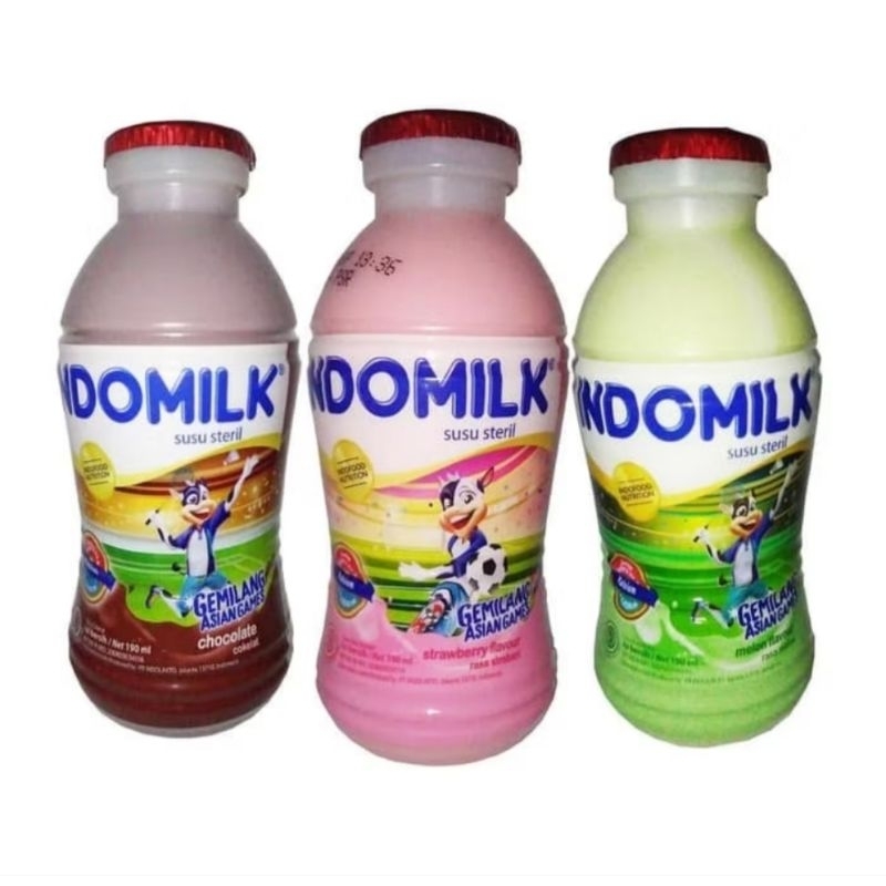 Jual SUSU UHT INDOMILK BOTOL 190ML | Shopee Indonesia