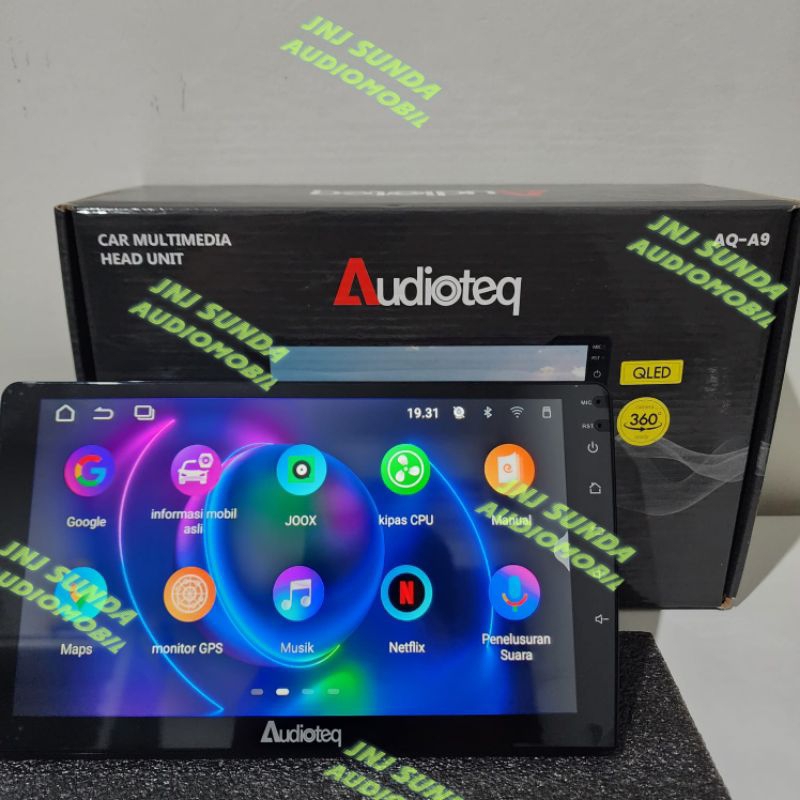 Jual Head unit tv mobil android 9 inch audioteq ram 3 gb/rom 32 gb ...