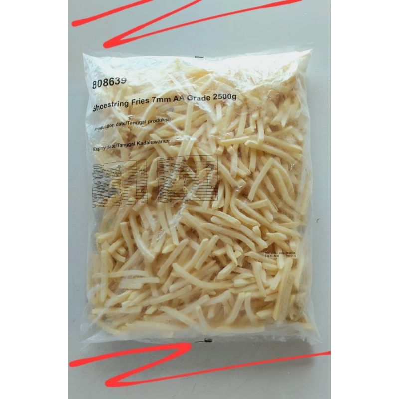Jual KENTANG SHOESTRING PREMIUM MCDONALD 2.5KG AVIKO/KENTANG GORENG/FRENCH FRIES | Shopee Indonesia