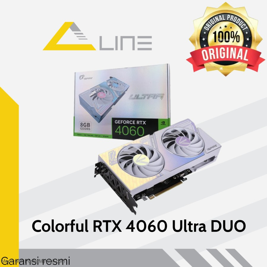 Jual Colorful iGame GeForce RTX 4060 Ultra W DUO OC 8GB-V - VGA 4060 ...