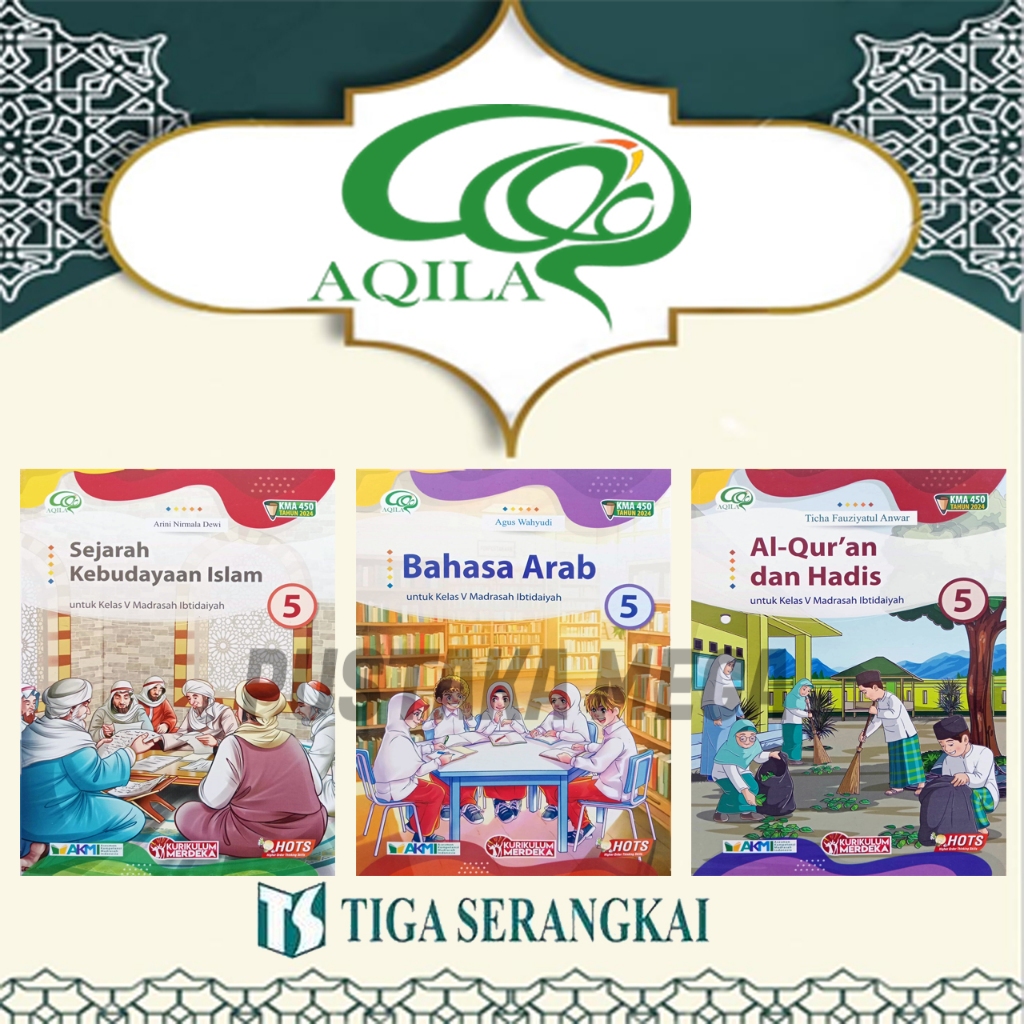 Jual Buku Kelas 5 MI KMA 450 Aqila Tiga Serangkai | Shopee Indonesia