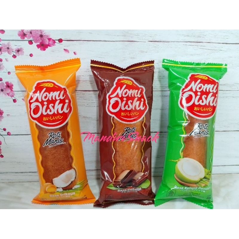 Jual ROTI MANIS OISHI NOMI Ukuran Jumbo 55 gram ( Varian Rasa Kelapa ...