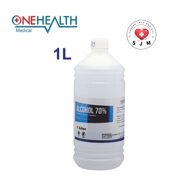 Jual Onehealth Alkohol 70% Kemasan 1 Liter | Shopee Indonesia