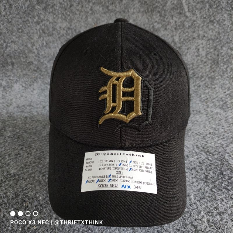 Jual TOPI CAP BISBOL MLB BUILD UP DETROIT TIGERS LOGO D SKU NX346 ...