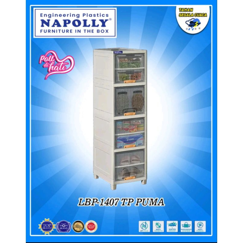 Jual Locker Box Plass 1407 Napolly | Shopee Indonesia