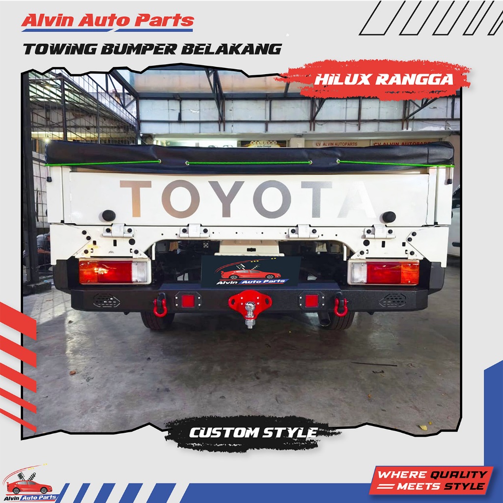 Jual TOWING BUMPER BELAKANG ALL NEW RANGGA CUSTOM STYLE / PENGAMAN ...