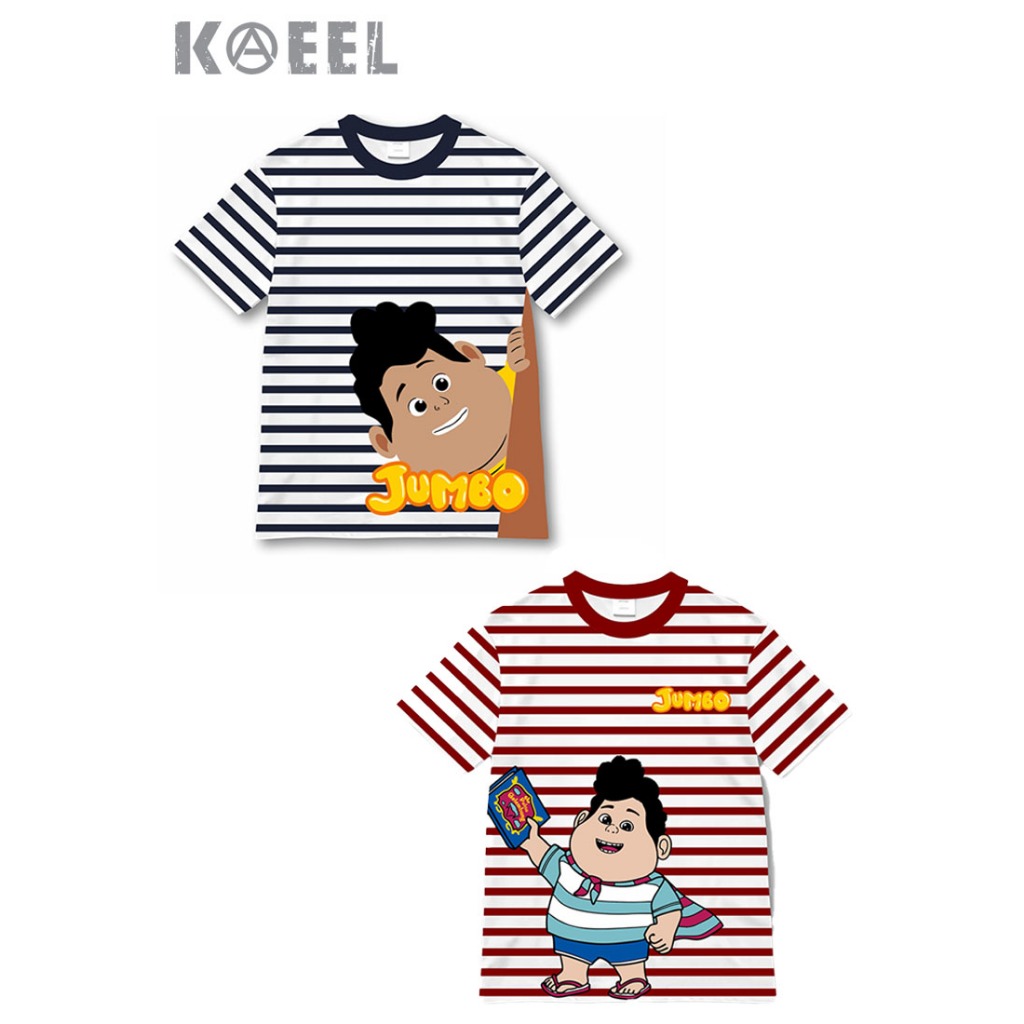 Jual Kaos Baju Anak Premium Motif Salur Series Jumbo USIA 1-10 TAHUN ...