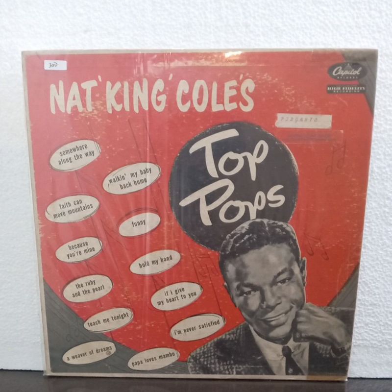 Jual Vinyl Piringan Hitam 12 inch Nat' king' Coles - Top Pops | Shopee ...