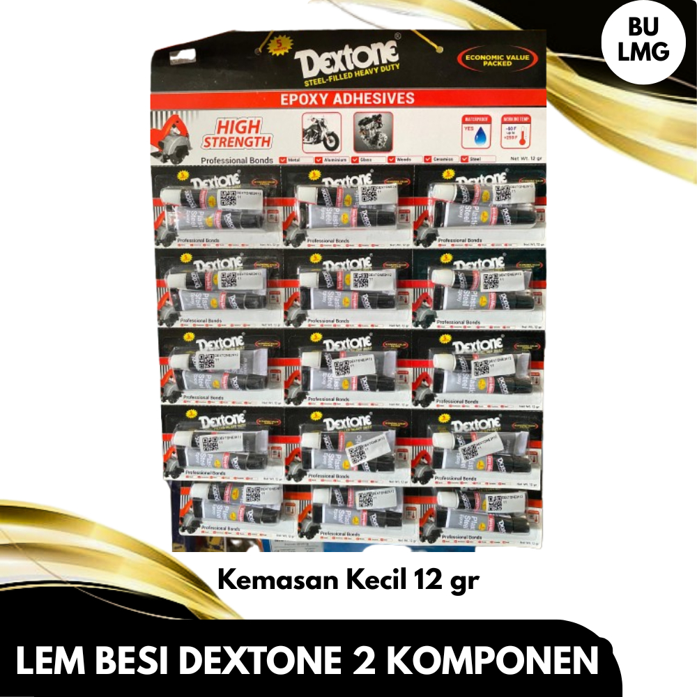 Jual Lem Besi Dextone Steel 12 gram || Lem Serba Guna | Shopee Indonesia