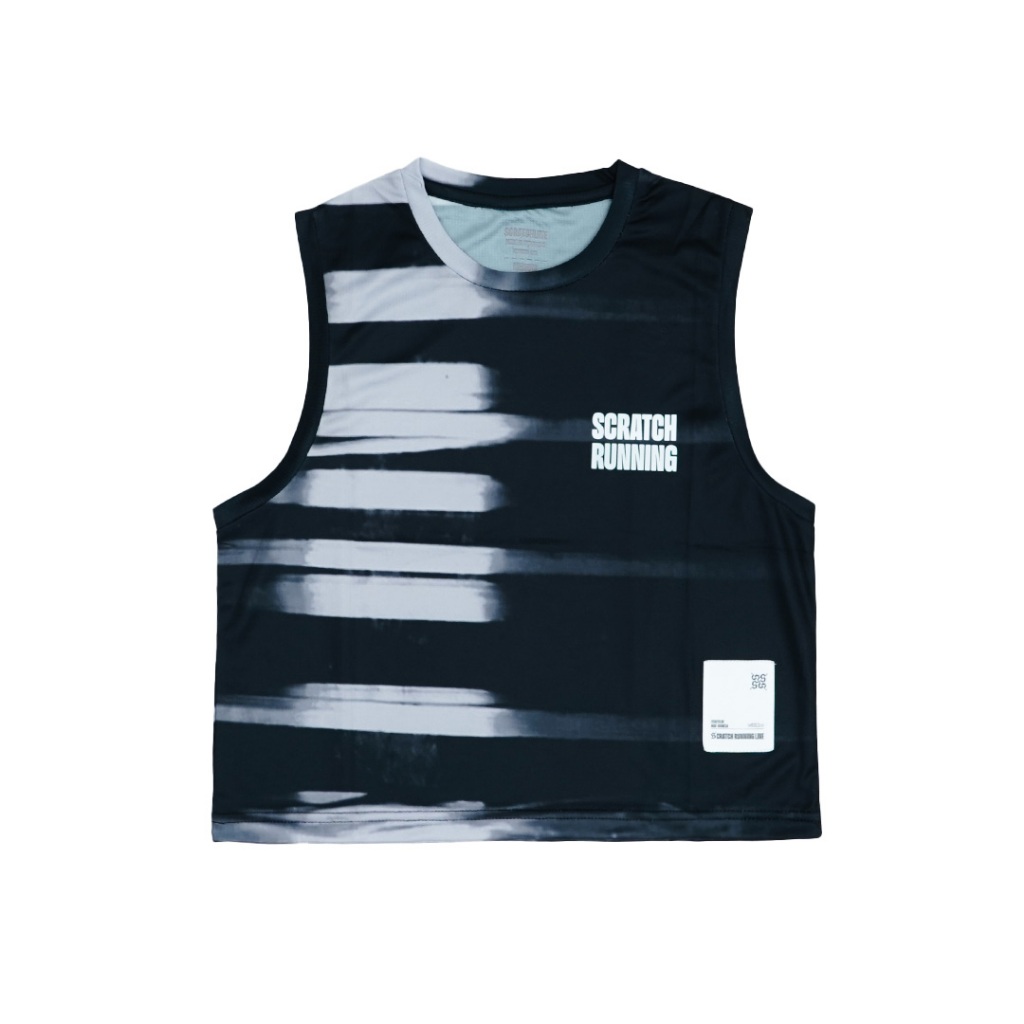 Jual Scratchline Fade Crop tee Running Black Women | Shopee Indonesia