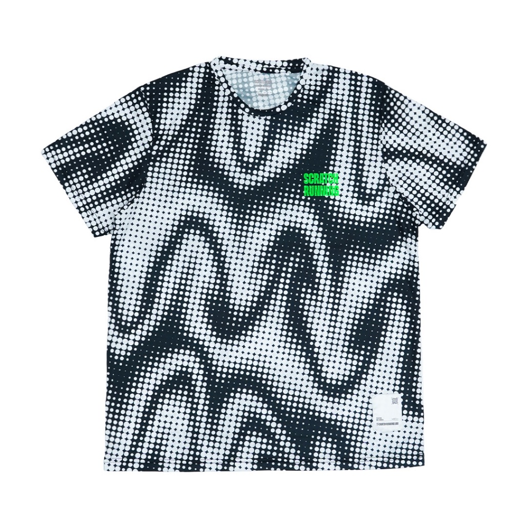 Jual Scratchline Tone T-Shirt Running Black White Men | Shopee Indonesia