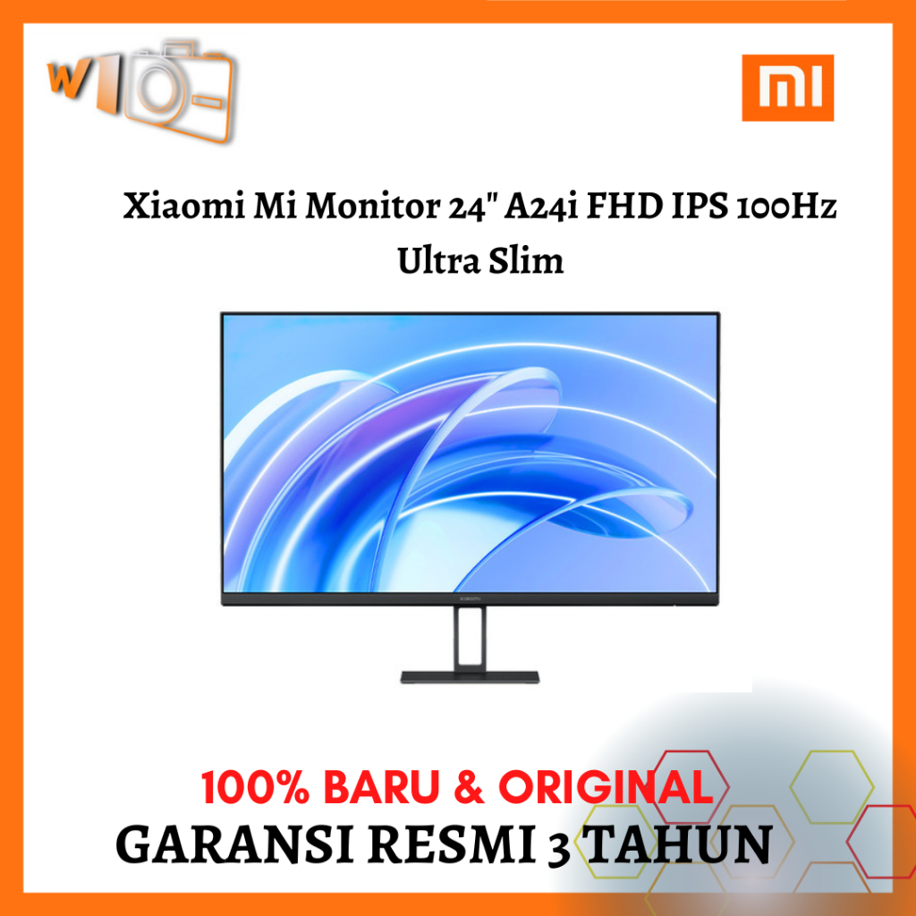 Jual Xiaomi Mi Monitor 24" A24i FHD IPS 100Hz Ultra Slim | Shopee Indonesia